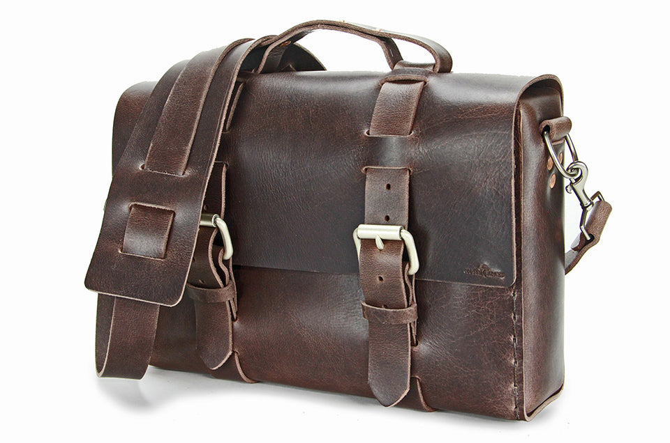 Limited Edition No. 4313 - Minimalist Standard Leather Satchel in Hawt ...